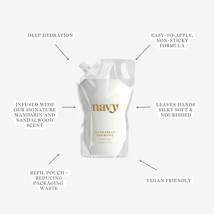 Navy Hand Cream Refill
